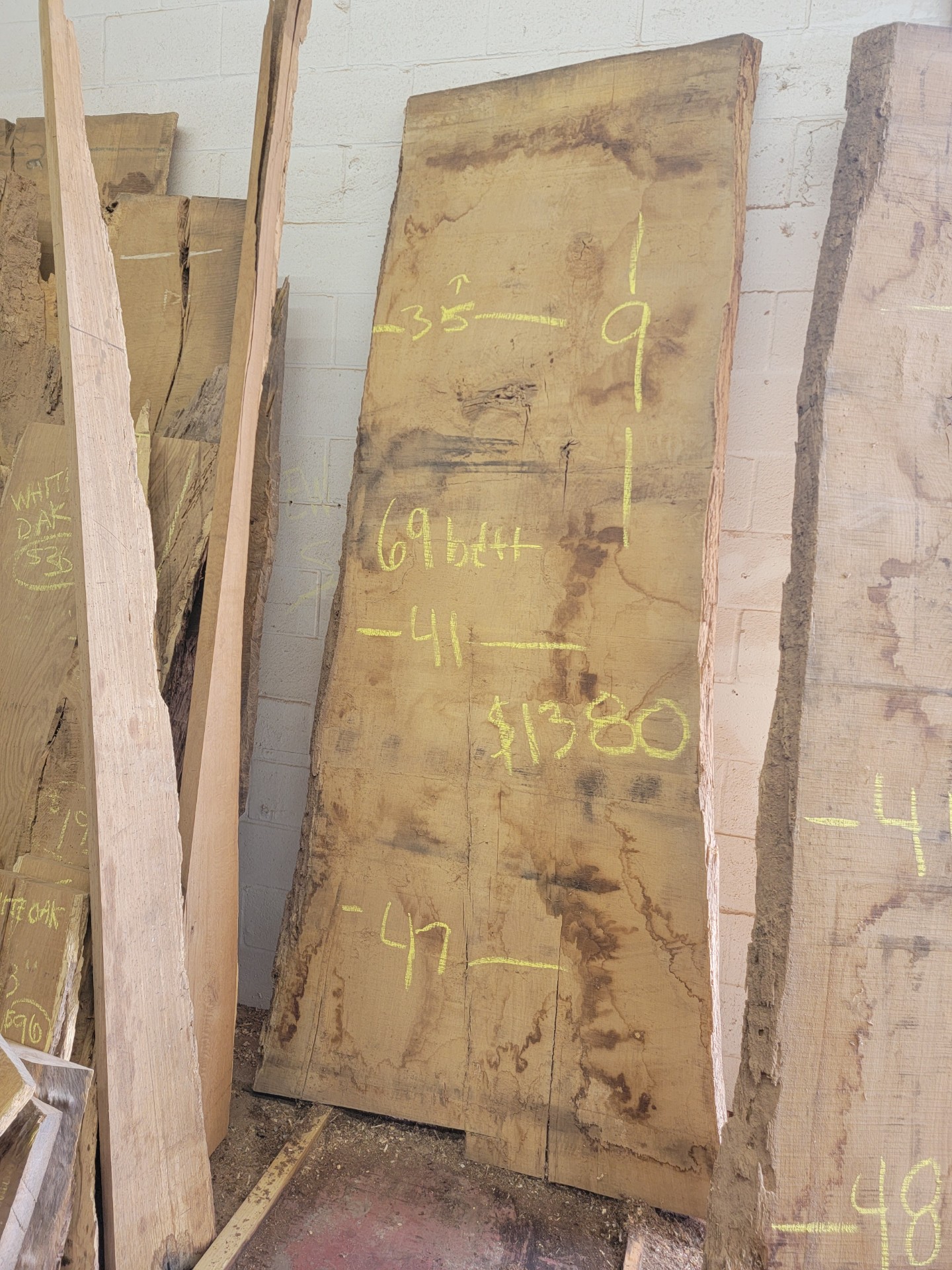 Width: 61"-50" - OddWood Lumber