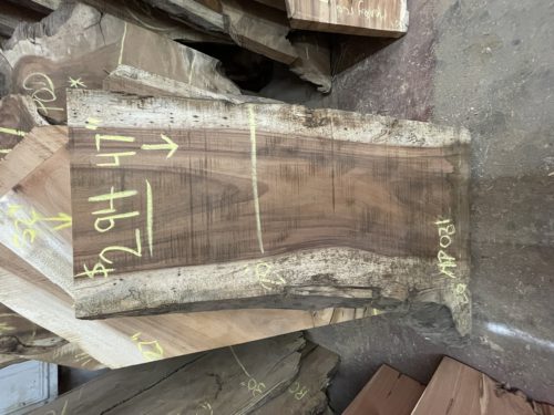 Monkey Pod/Parota MP024 47" wide x 7' long - OddWood Lumber