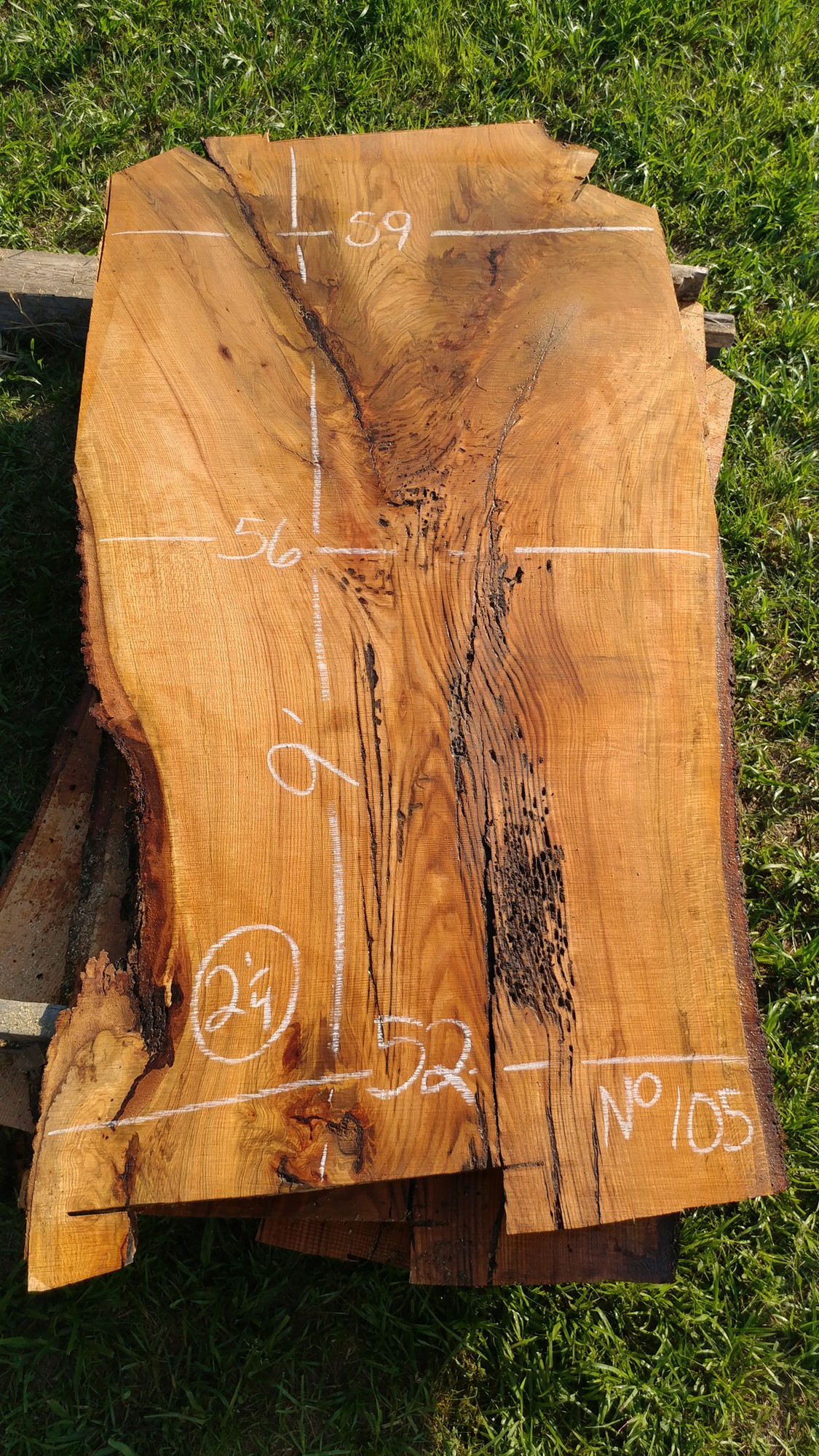 Pin Oak - Live Edge - Furniture Grade Lumber - OddWood Lumber