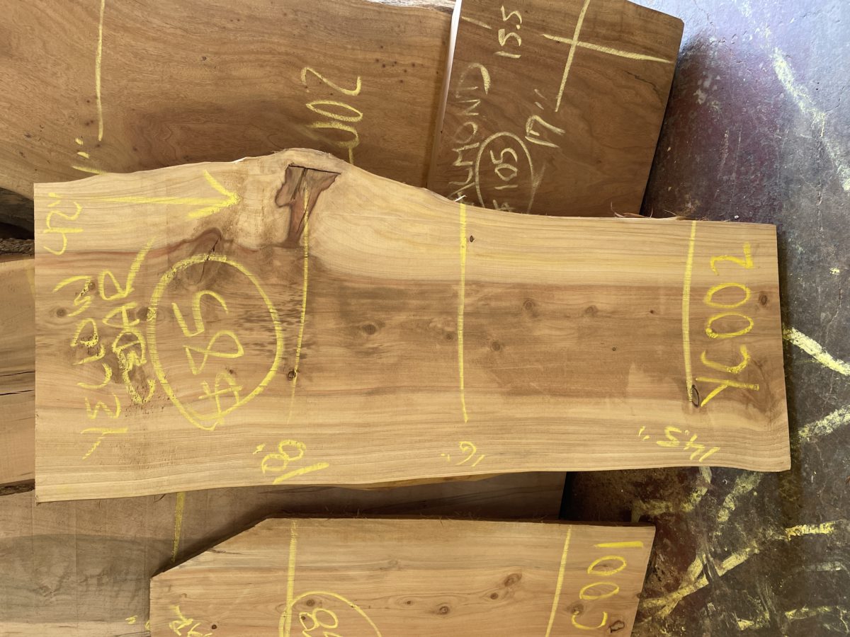 Yellow Cedar - Live Edge - Furniture Grade Lumber - OddWood Lumber