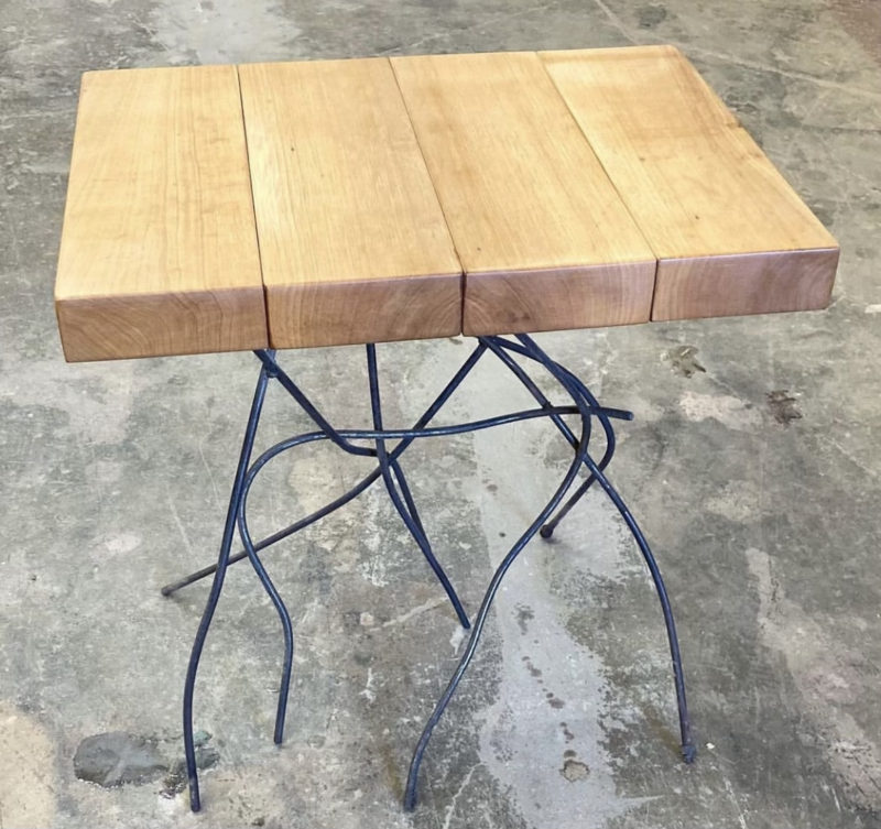 Elm Side Table - OddWood Lumber