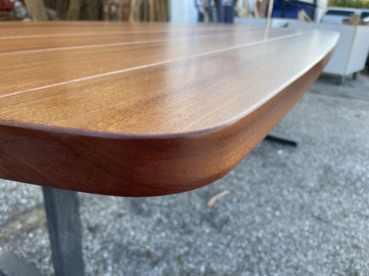 Sapele Dining Table (made to order) - OddWood Lumber