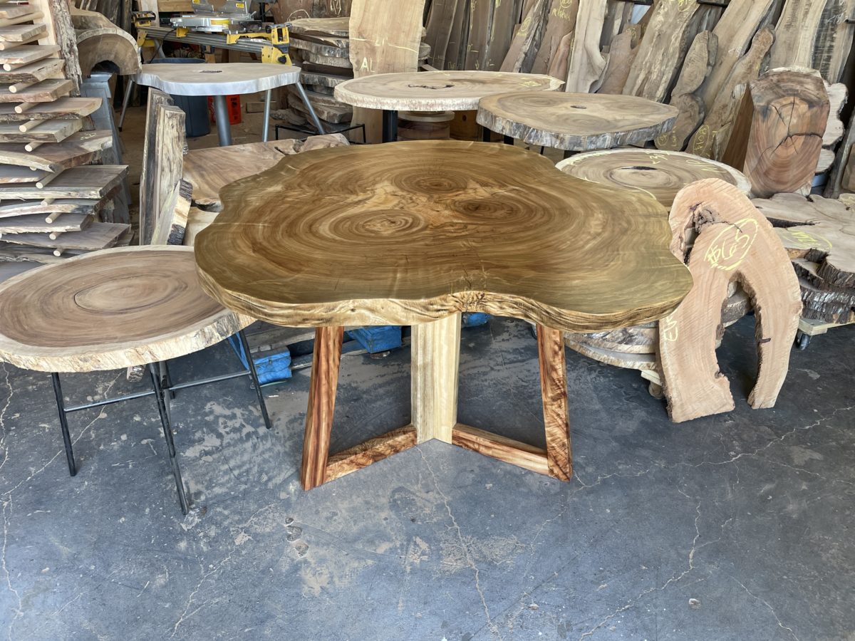 Live Edge Camphor Table (made to order) - OddWood Lumber