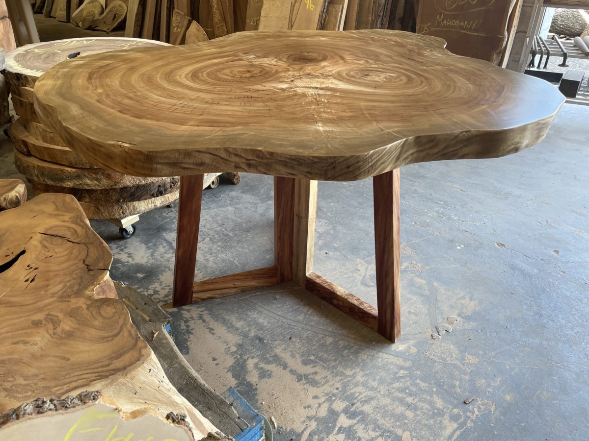 Live Edge Camphor Table (made to order) - OddWood Lumber